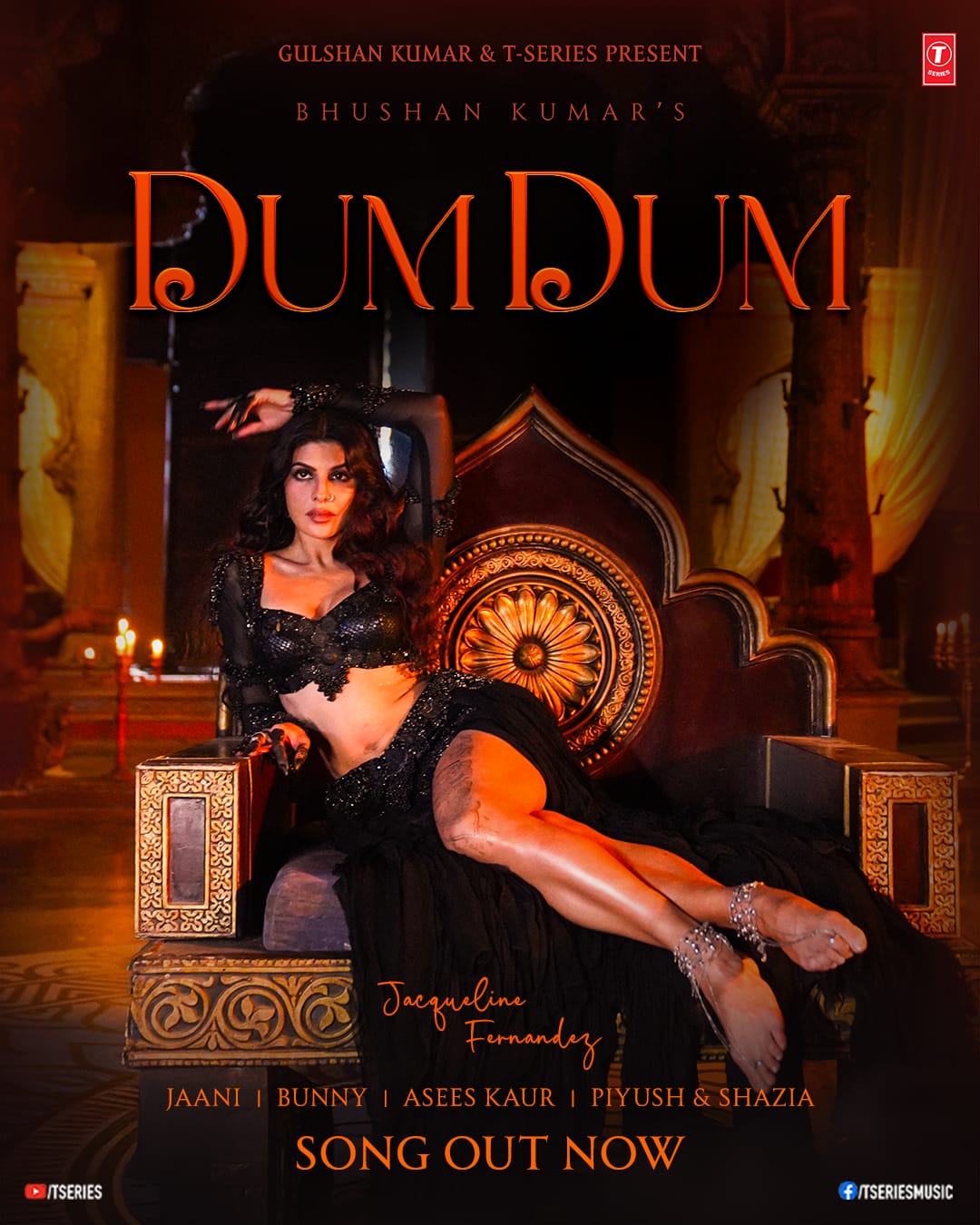 Jacqueline Fernandez Stuns in T-Series’ Dark-Pop Anthem Dum Dum, Voiced ...